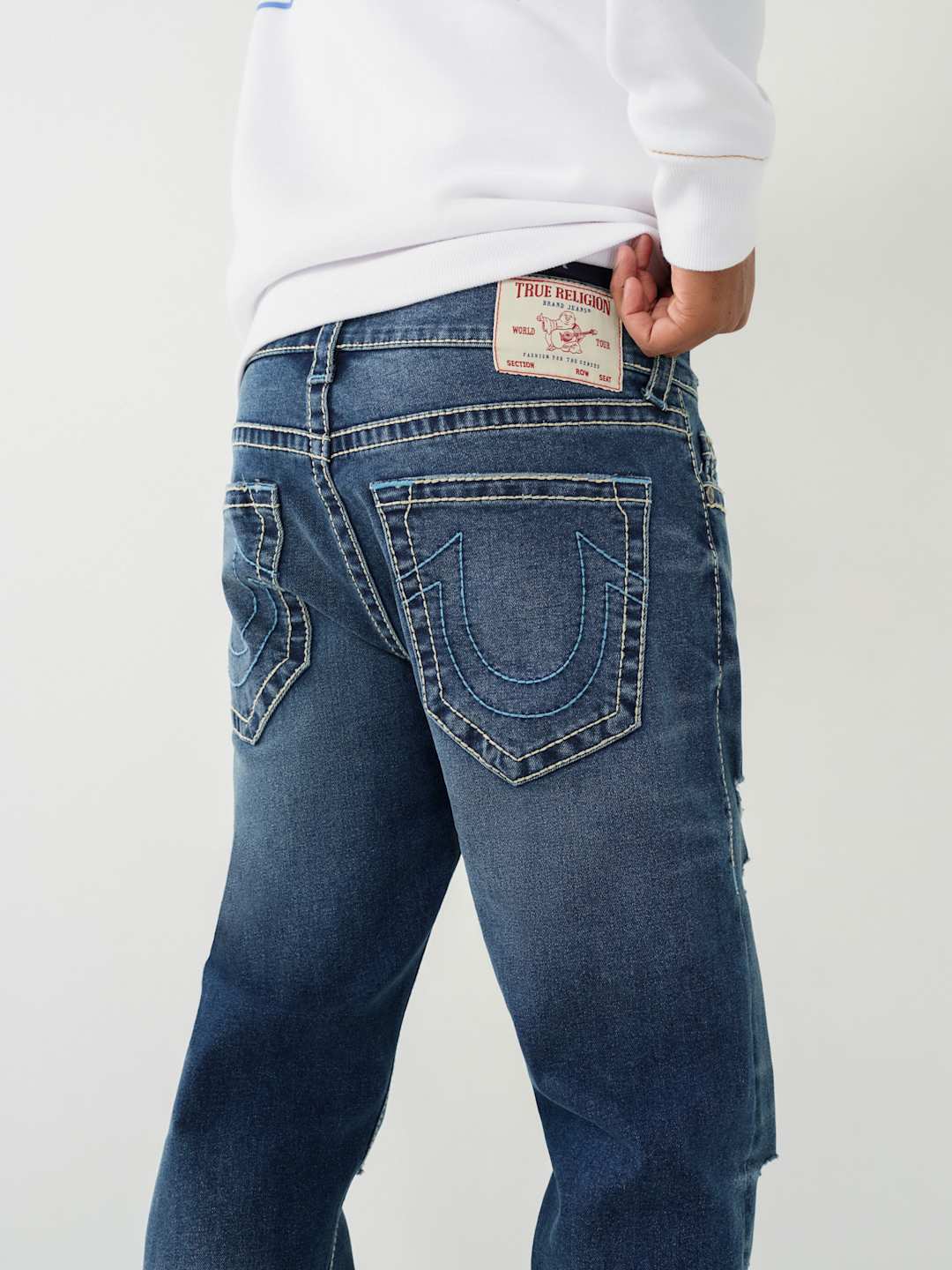Ricky Big T Stitch Straight Jean – Peak Motion